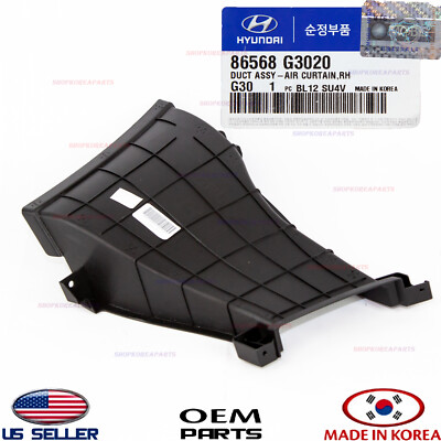 Genuine Duct Air Curtain Right Passenger Side OEM ELANTRA GT Hatchback ...
