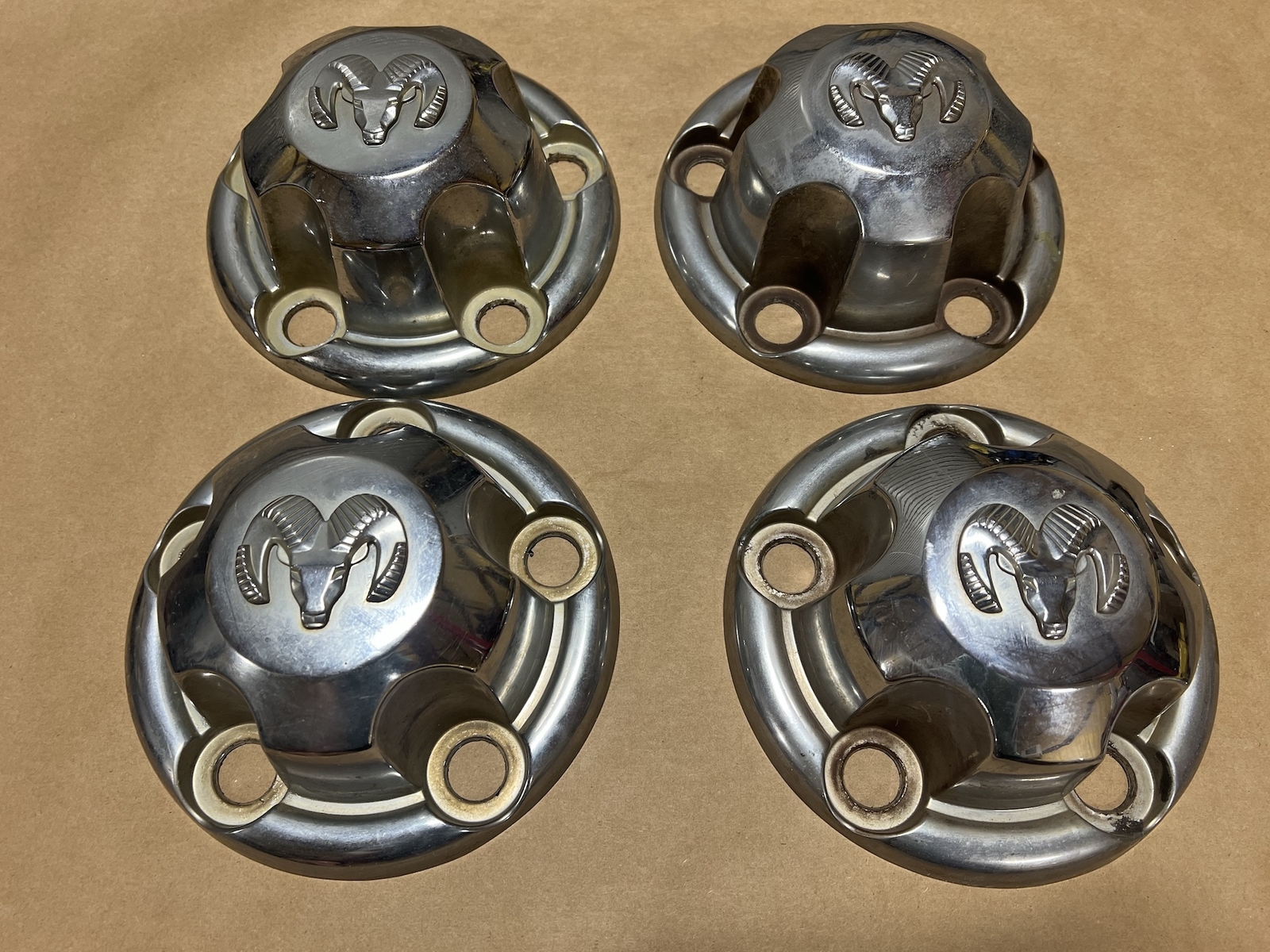 Set of 4 OEM Dodge Ram Wheel Center Caps 52038267 Mopar | eBay