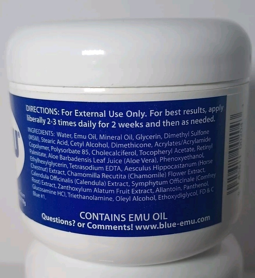 2 Pack BLUE-EMU Super Strength Emu Oil 4oz. Each/8oz. Total Exp. 2027 Fresh/New | eBay