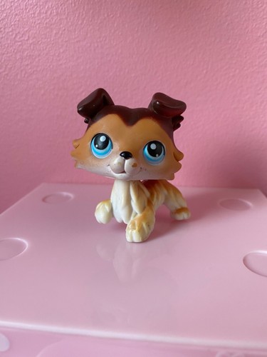 LPS Littlest Pet Shop Dog Collie #58 2004 Authentic Red Magnet RARE | eBay