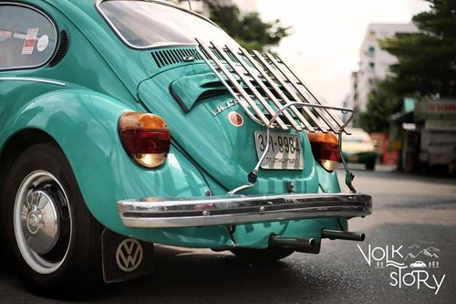 Vw Beetle Classic Rear decklid Luggage Rack type 1 Bug stainless 1968 ...