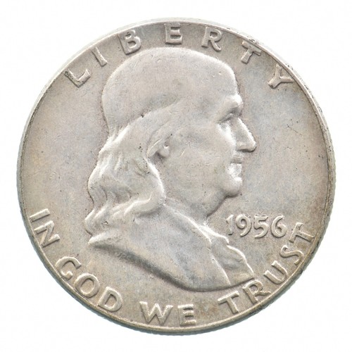 1956 US Franklin 90% Silver Half Dollar Coin Collection Set Break *237 ...