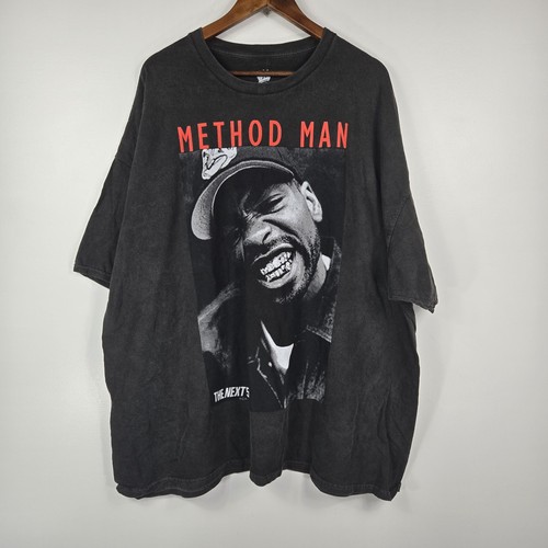 Method Man Shirt Mens XL Black The Next 50 Hip Hop Graphic Tee Rap Wu ...
