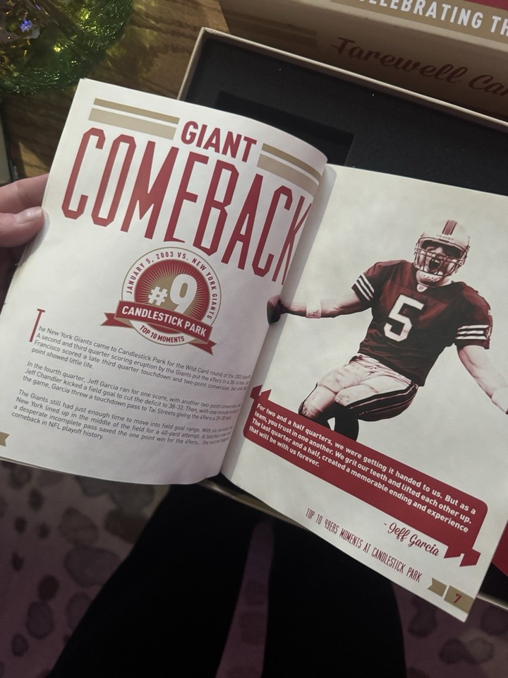 Candlestick Park Farewell Season Ticket Box San Francisco 49er’s | eBay