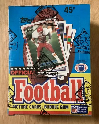 1989 Topps Football Wax Box BBCE Sealed | eBay