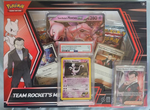 1st edition Team Rockets Mewtwo 14/132 PSA 5 Special Team Rocket Collection Lot | eBay