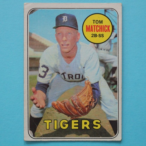1969 Topps Baseball #344 Tom Matchick - Excellent to Very Good ...
