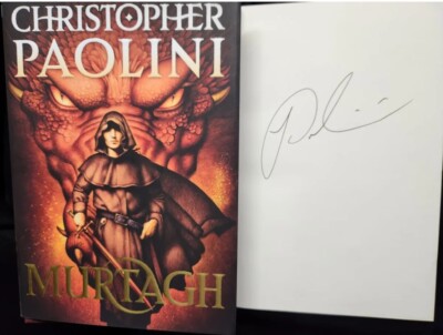 AUTOGRAPHED Christopher Paolini SIGNED Book MURTAGH Hardcover AUTOGRAPH ...