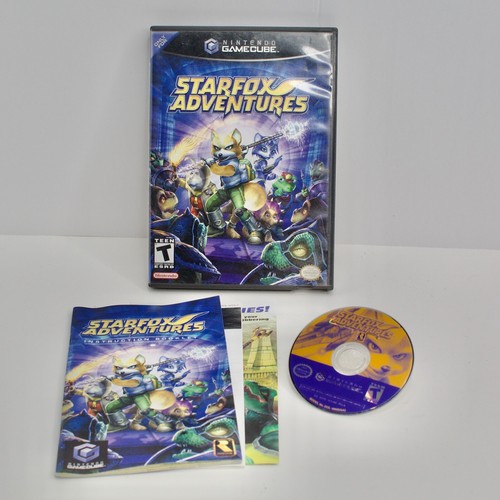 Star Fox Adventures (Nintendo GameCube, 2003) Complete Black Label w ...