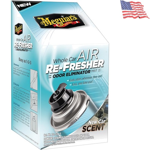 Whole Car Odor Eliminator - 2.5 oz. New Car Scent with 6 Cans, Lasts 3 ...
