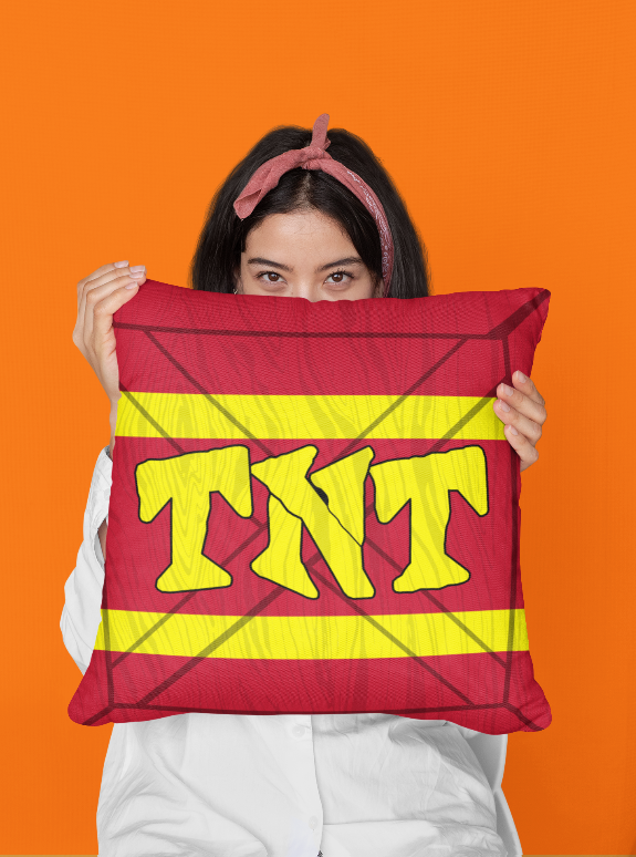 Retro Gaming Inspired TNT/? Throw Pillow | eBay