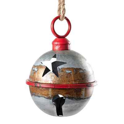 NEW 7" Jumbo Jingle Bell, Extra large Sleigh Bell Galvanized ...