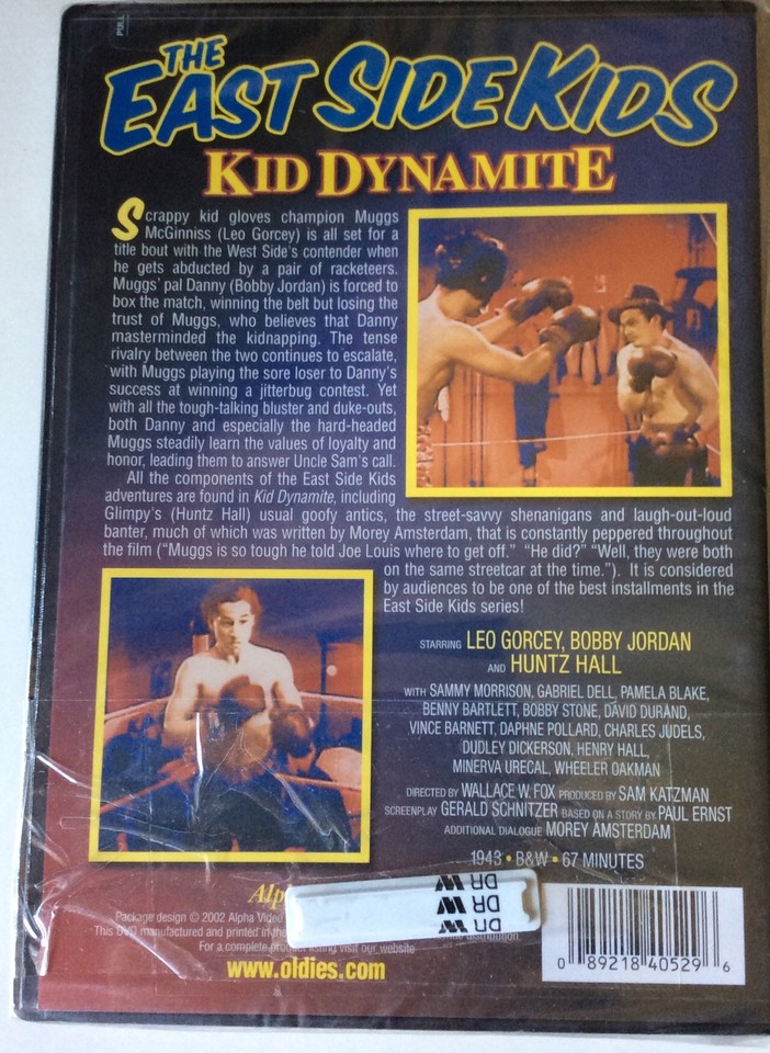 The East Side Kids- Kid Dynamite( DVD, 1943) | eBay