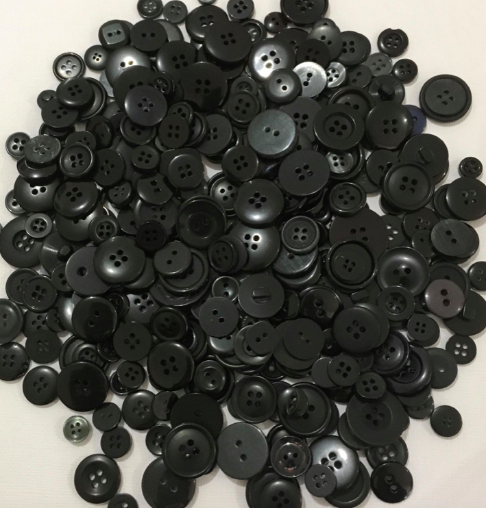Buttons Bulk 6-25mm 250 500 1000 Pieces Single Colour Craft Sewing ...