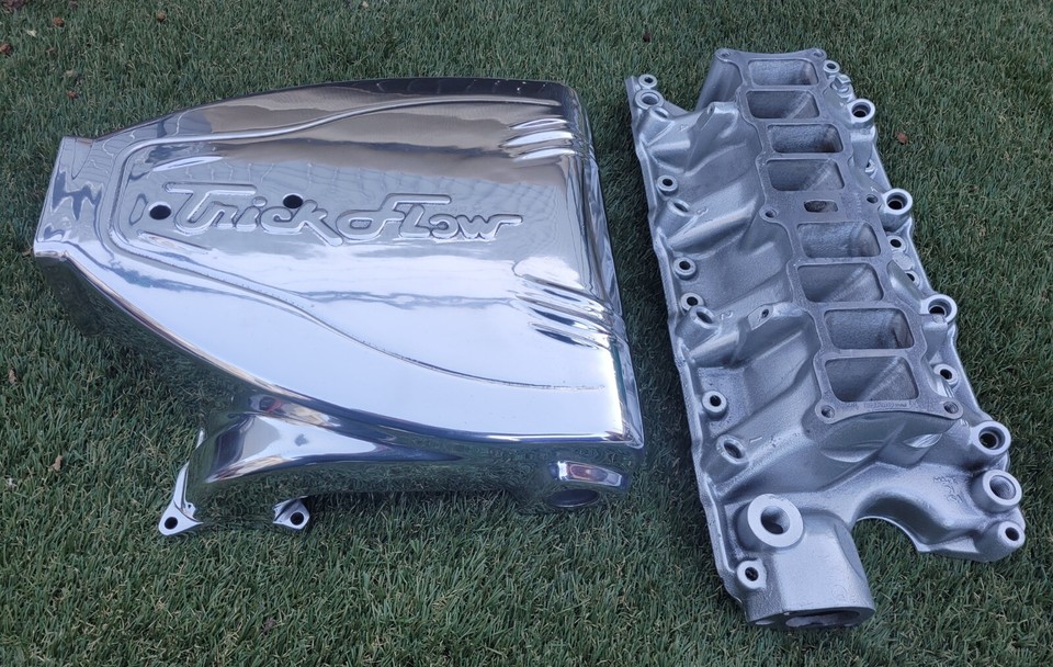 Foxbody Mustang Trickflow Street Intake Manifold POLISHED PORTED Free ...