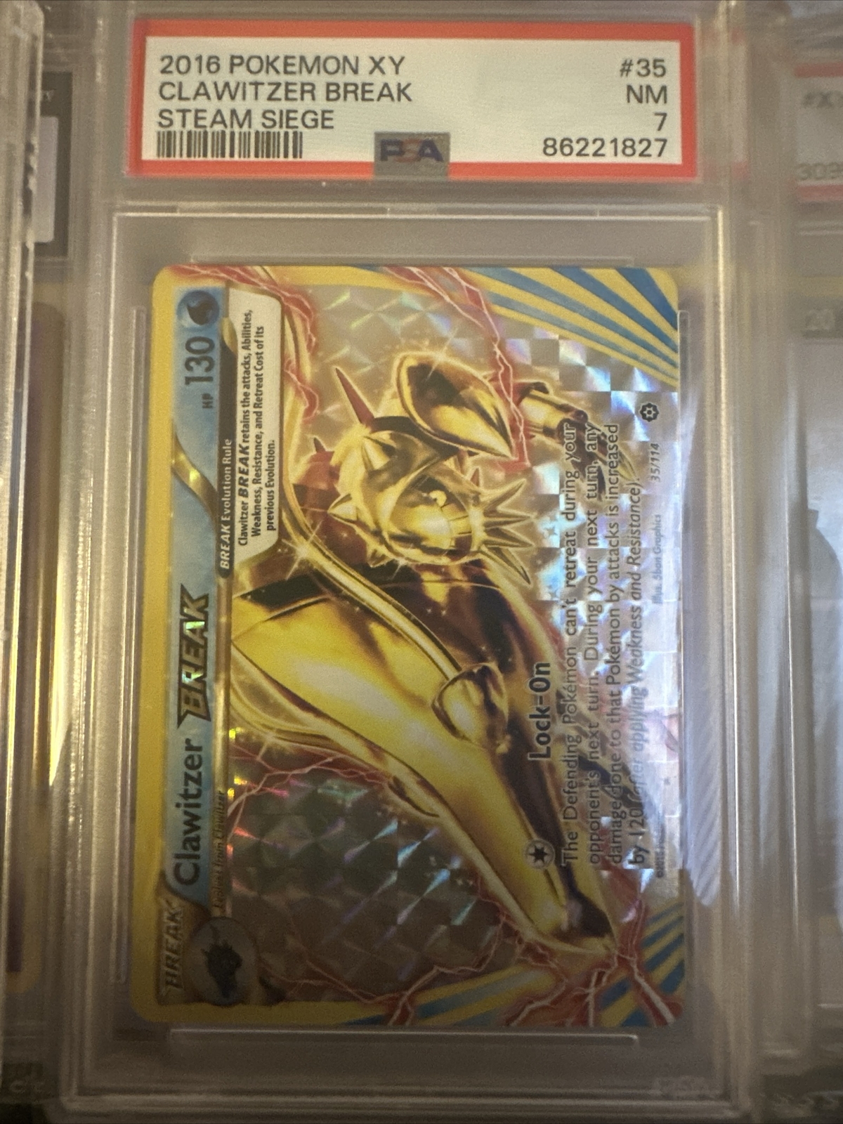 Pokémon TCG Clawitzer BREAK Steam Siege 35/114 Holo Rare for sale ...