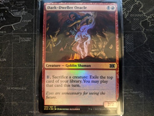 MTG Magic: The Gathering FOIL Dark-Dweller Oracle 2X2 Double Masters ...