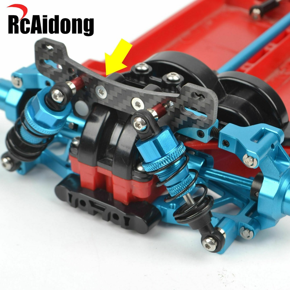 2PC Carbon Damper Stay for Tamiya TT-02FT TT02RR TT02D TT02 Chassis ...