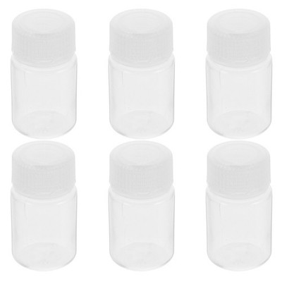 6pcs Laboratory Reagent Bottles Empty Reagent Bottles Storage ...