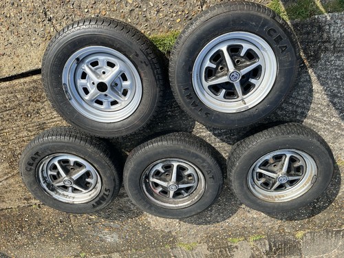 MGB Rostyle Wheels X 5 With Good Tyres | eBay UK