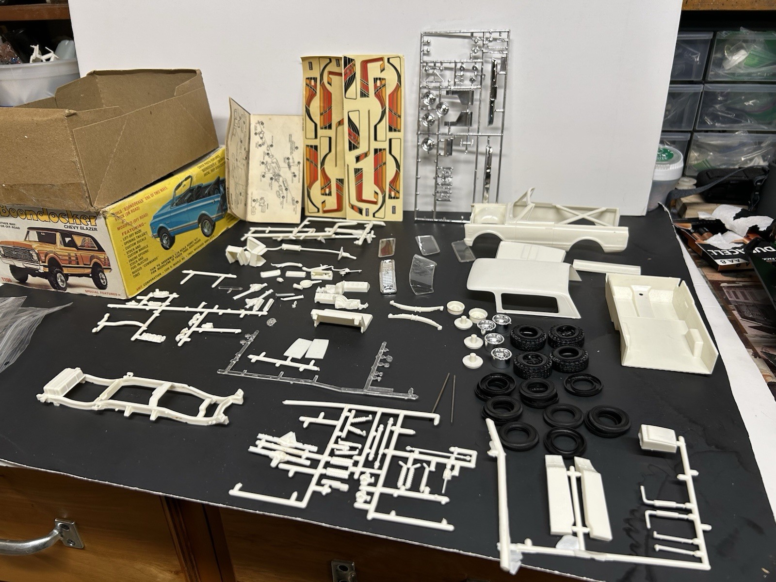 AMT Boondocker Chevy Blazer 1971-1972 K5 4x4 2-n-1 Model Kit T200 1/25 ...