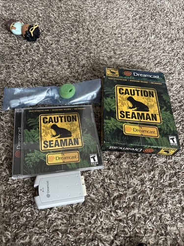 Seaman Dreamcast Game with Microphone and VMU | eBay