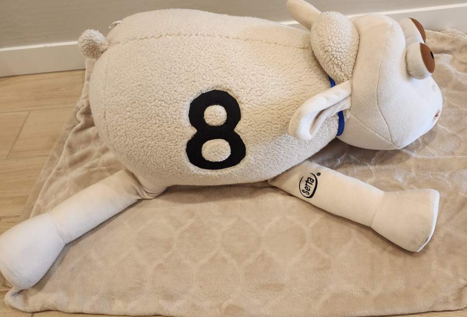 Plush Serta Counting SHEEP STUFFED ANIMAL Lamb JUMBO Store Display 36 ...