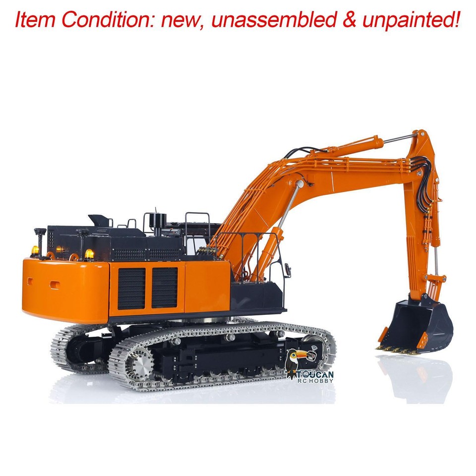In Stock LESU Aoue ZX490 1/14 Radio Control Hydraulic Excavator KIT Metal Digger | eBay