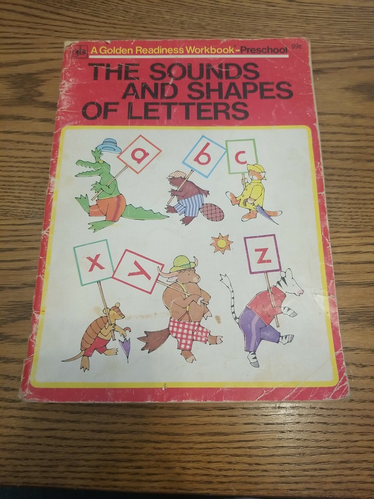 Vintage Golden Readiness Workbook, Preschool, The Sounds And Shapes of ...