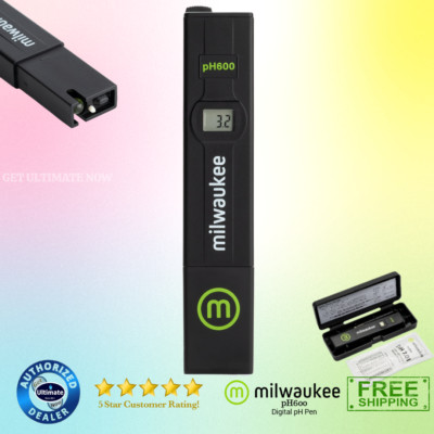 Milwaukee Instruments pH600 Digital pH PenFast, accurate results with ...