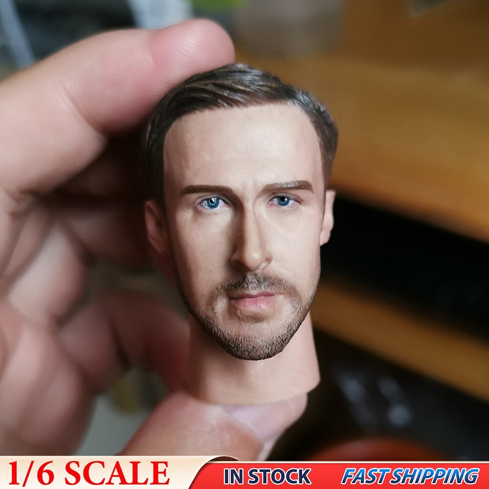 1/6 Model Ryan Gosling Vince Male Man Head Sculpt Fit 12" DIY Hot Toys ...