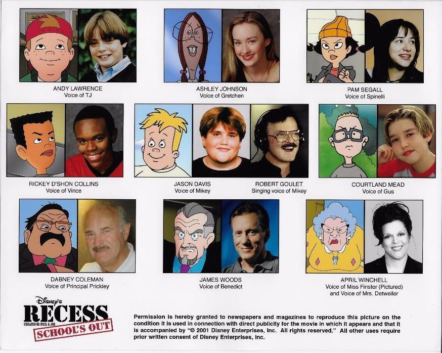Recess Show Characters