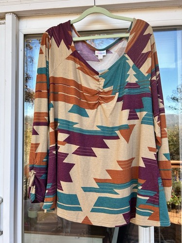 Lularoe Mia, multicolored Aztec, NWT, Size 3XL | eBay