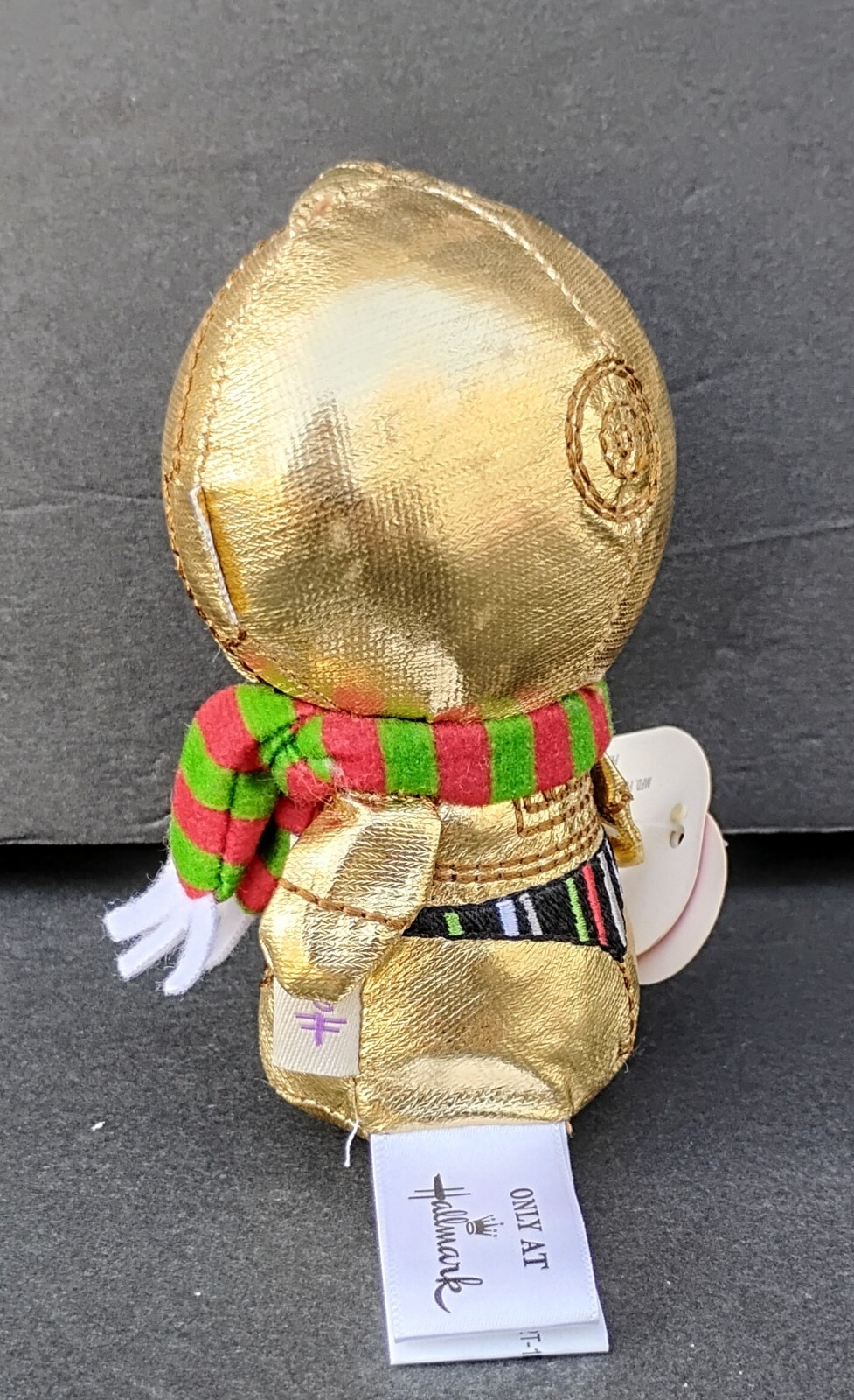 Hallmark Itty Bittys Star Wars Holiday C-3PO Plush Toy Gold Shiny ...