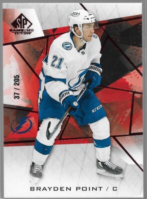 2021-22 Brayden Point SP Game Used Red Fragment #14 /205 | eBay