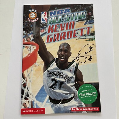 NBA All Star Minnesota Timberwolves Kevin Garnett Signed Autographed ...