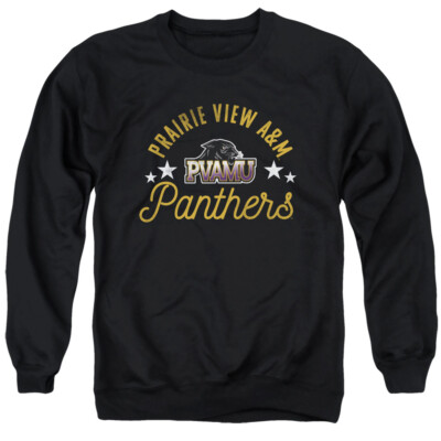 Prairie View A&M University Adult Crewneck Sweatshirt Panthers, Black ...