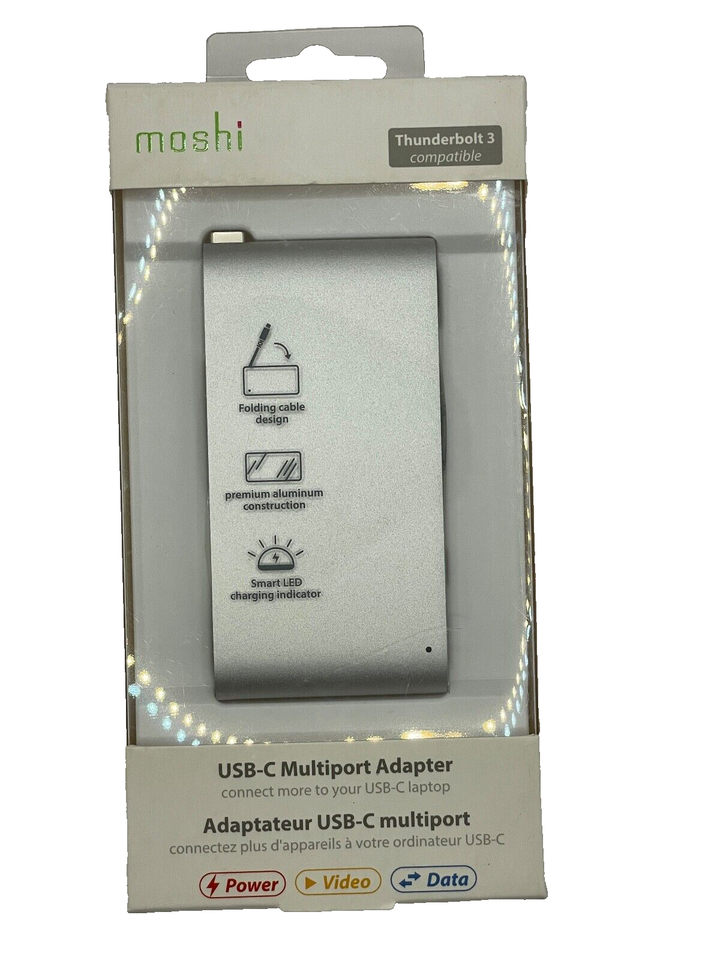 Moshi USB-C Hub, 3-in-1 Multiport Adapter with HDMI 4K Output, USB-C ...