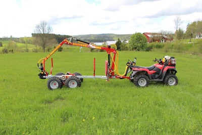 Kranman T1750 ATV Forestry Trailer. £11995 + Vat & Fees | eBay UK