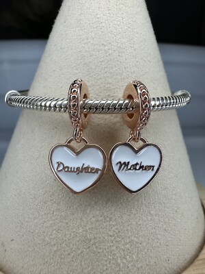 AUTHENTIC PANDORA YOU'RE ALWAYS IN MY HEART SPLIT DANGLE CHARM ...