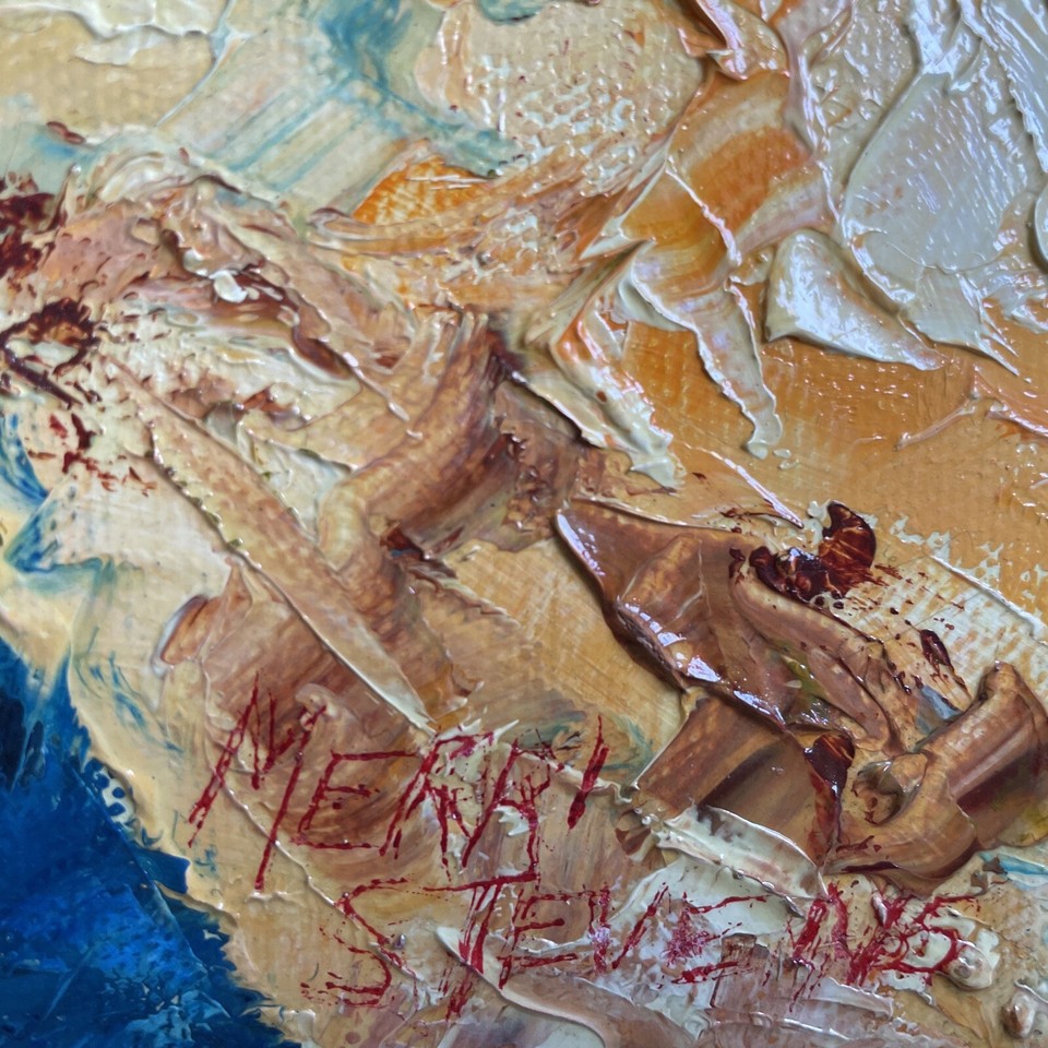 Acrylic Painting Frida Kahlo?Portrait Art Signed Merri Stevens On ...