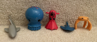 5 Fisher Price Octonauts Sea Creatures Figures Lot Eel Angler Fish Ray ...