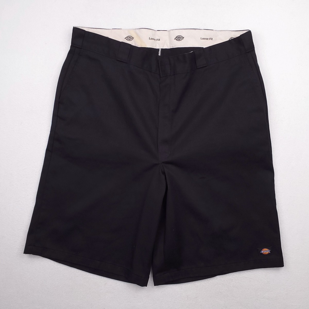Dickies Shorts Mens 44 Black Loose Fit Work Uniform Chino Dickies Shorts Mens 44 Black Loose Fit Work Uniform Chino
