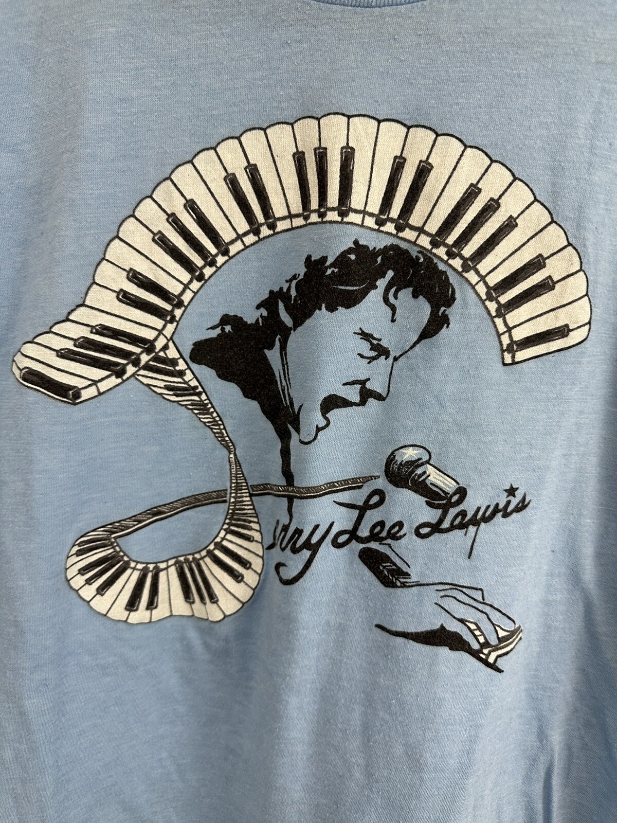 RARE VTG 80s Jerry Lee Lewis Pianist Piano Concert To… - Gem