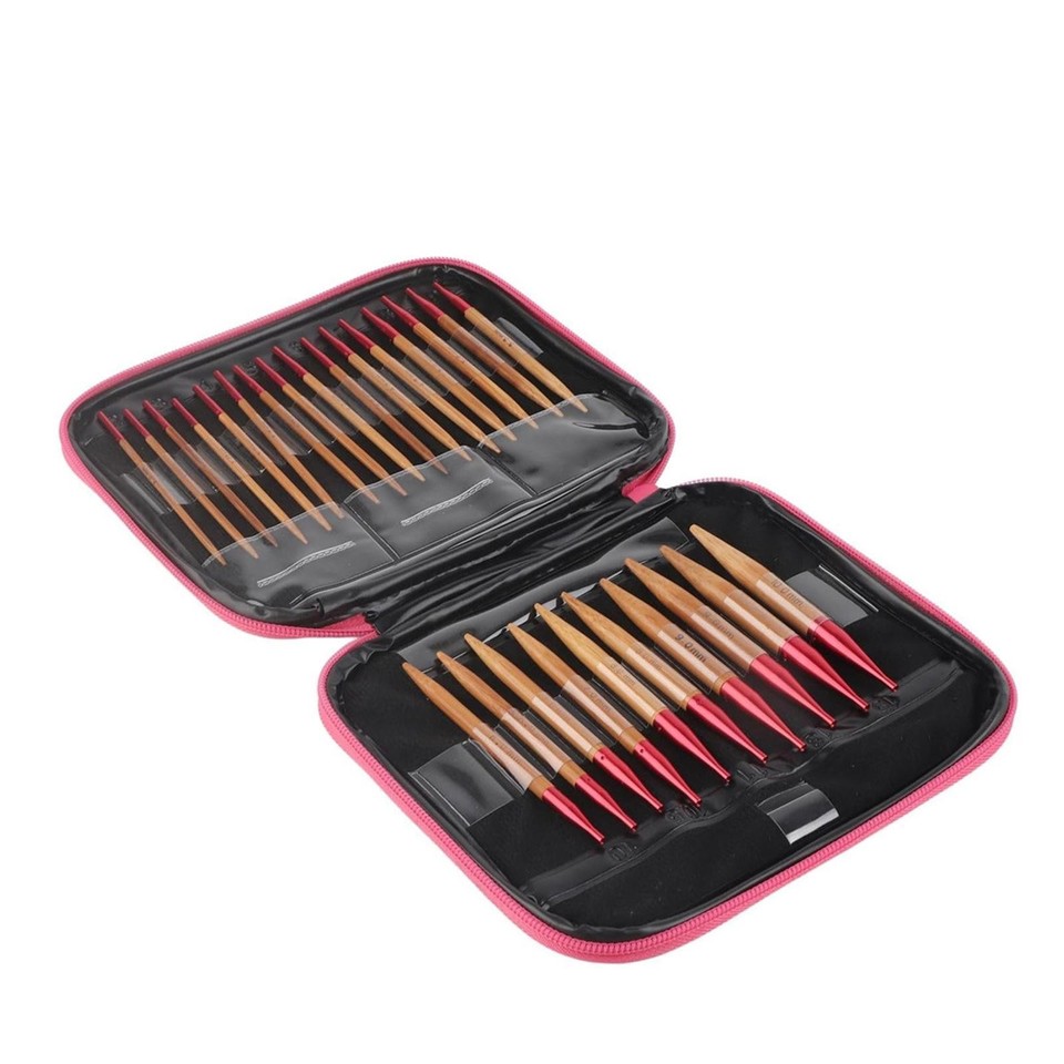 Circular Knitting Pins Set Removable Aluminum 13 Sizes with Storage ...