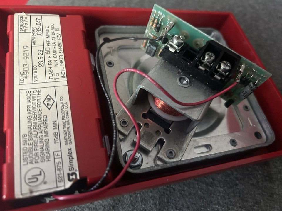 Simplex 4903-9219 Fire Alarms Lot Of 2 (READ) | eBay