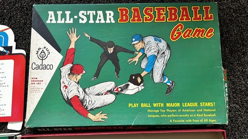 Vintage CADACO All-Star Baseball Board Game 183 1962 | eBay