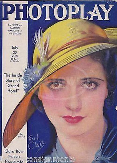 Greta Garbo Movie Actresses & Bathing Suits Antique Photoplay Magazine ...