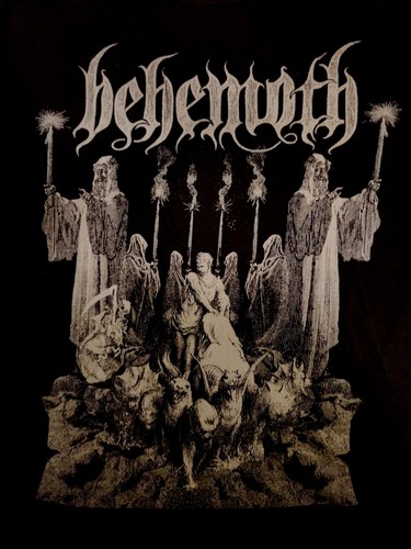 BEHEMOTH cd logo CORPSE CANDLE Official SHIRT M The Satanist | eBay