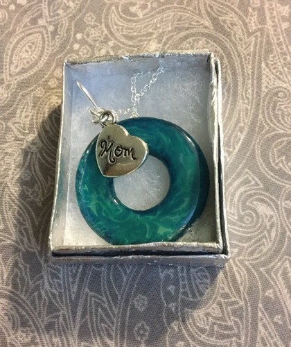 MOM Charm Washer Handcrafted Necklace Jewelry GREAT GIFT IDEA! | eBay